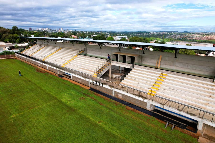 Primeiro jogo oficial no Estádio José Carlos Galbier após reforma será ...